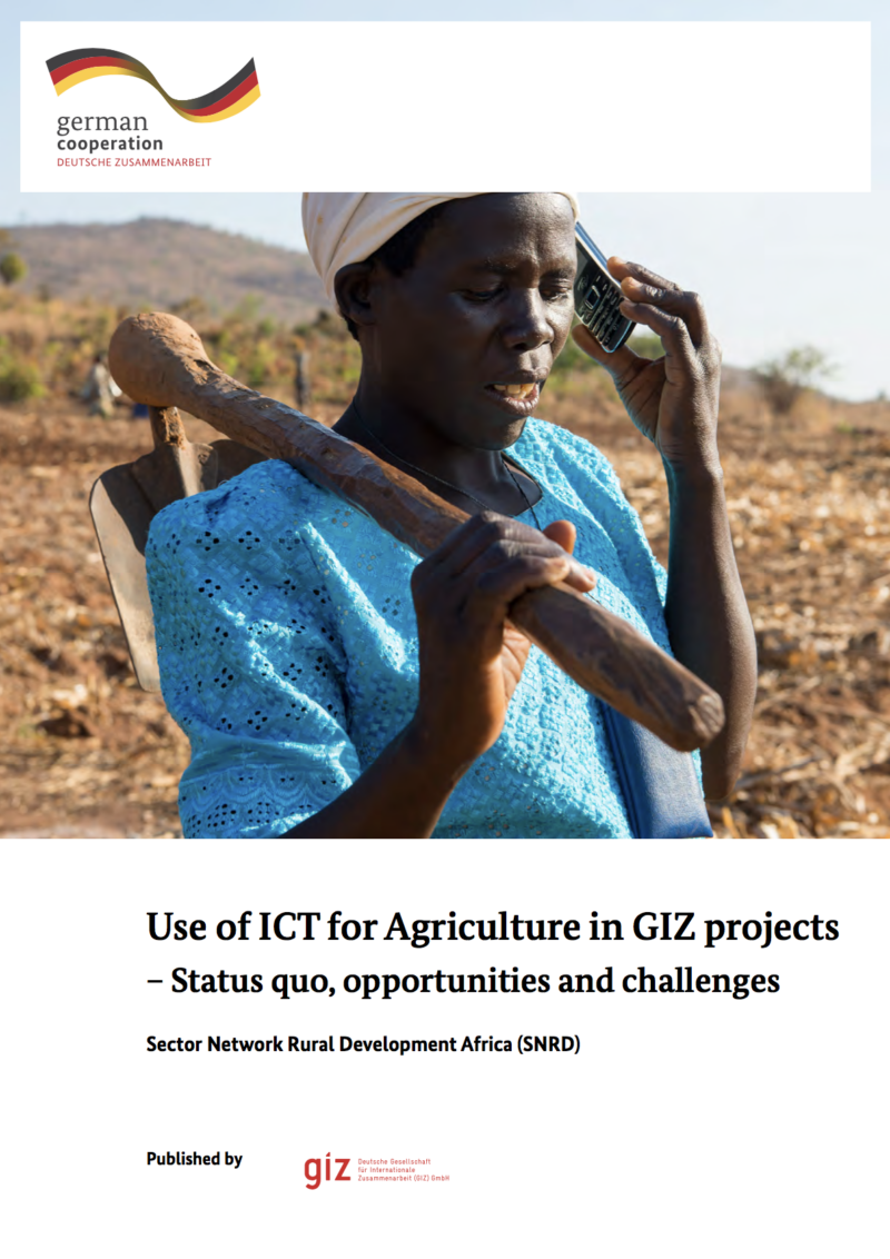 Use of ICT for Agriculture in GIZ Projects – Status Quo, Opportunities ...
